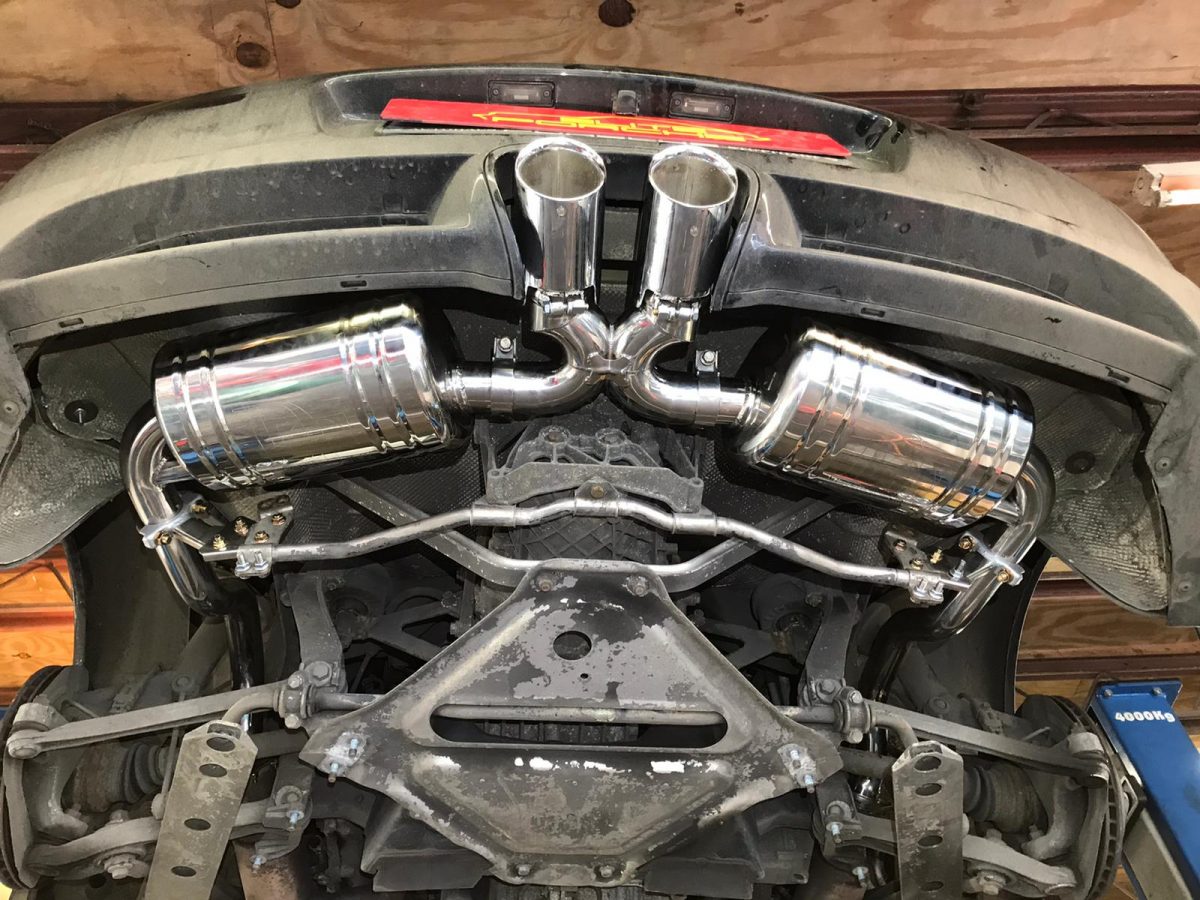 Porsche Boxster S Exhaust Fitted Repair Replacement