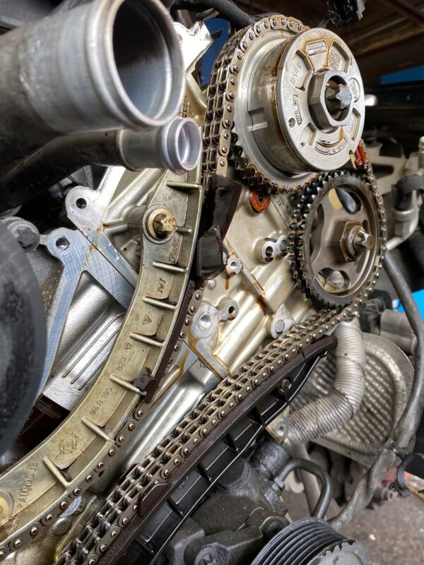 Porsche Panamera V8 timing chain repair london kent essex